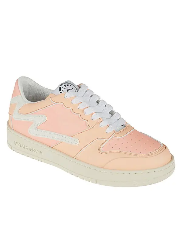 METALGIENCHI Icx Low Leather Sneakers - Pink