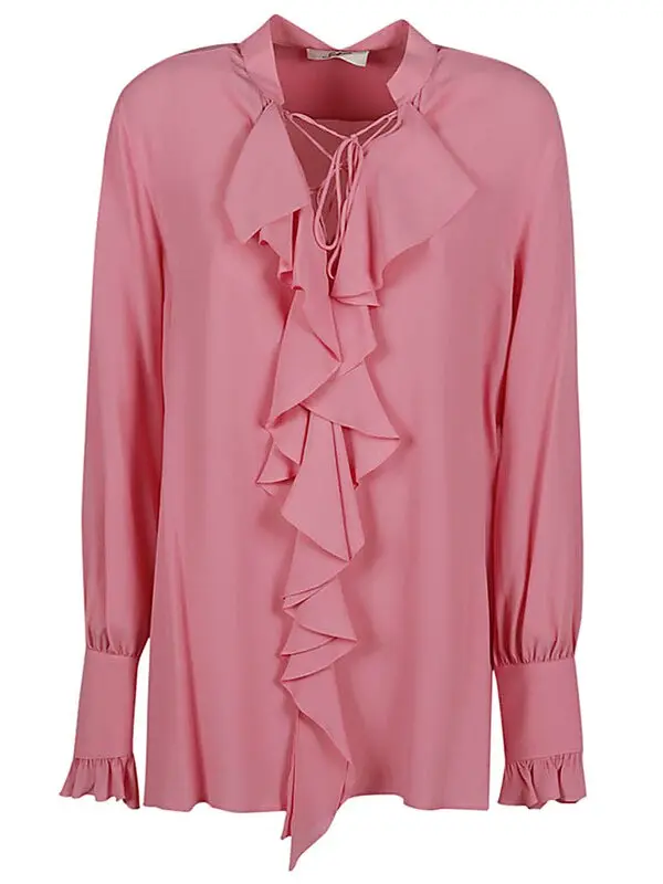 Seafarer Milly Ruched Shirt - Pink