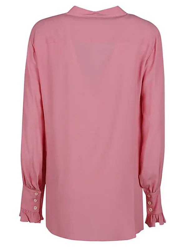 Seafarer Milly Ruched Shirt - Pink