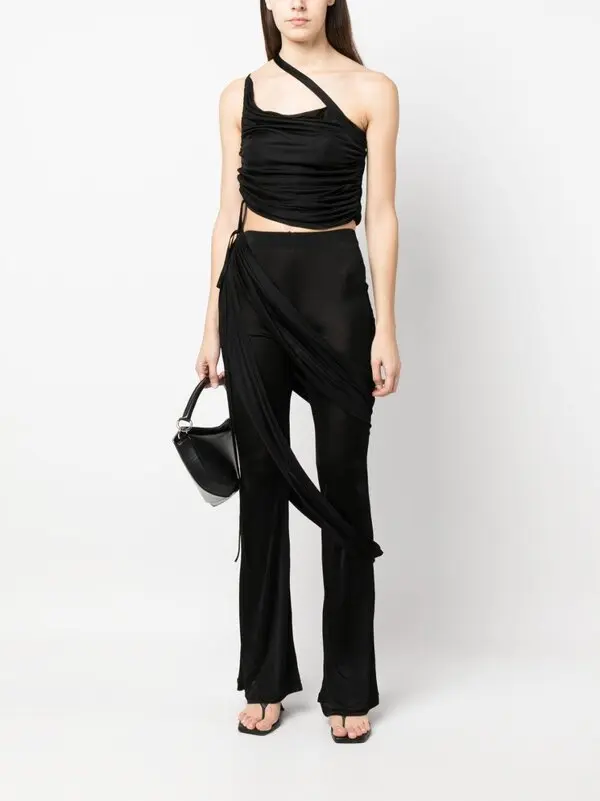 ANDREĀDAMO Cropped Jersey Top