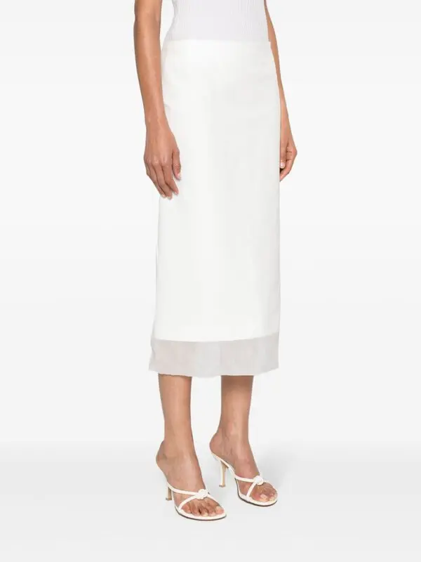 Sportmax Silk Midi Skirt