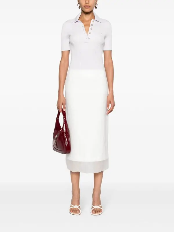 Sportmax Silk Midi Skirt