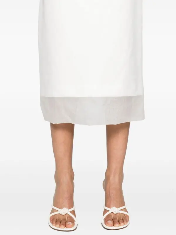 Sportmax Silk Midi Skirt