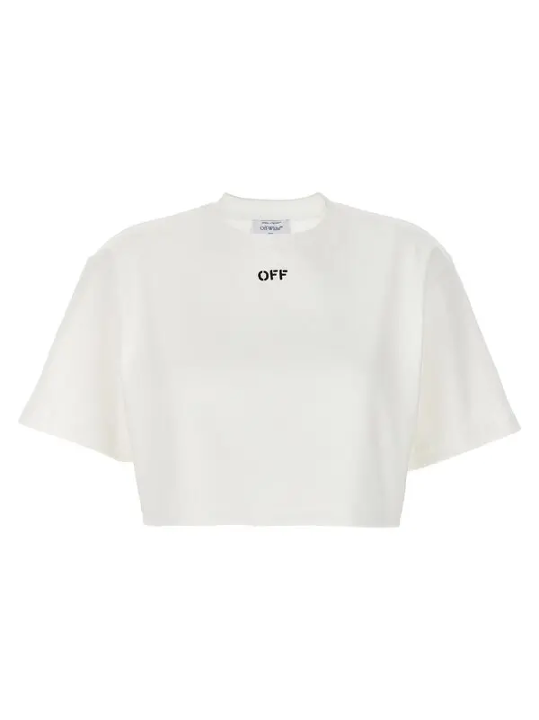 Off-White Off Stamp' T-shirt - White