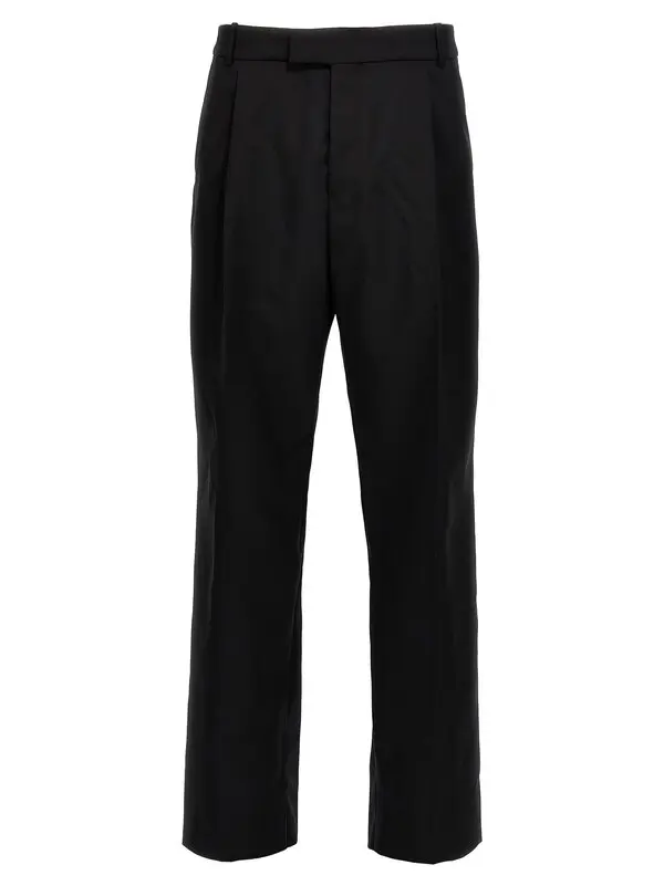 Alexander McQueen Gabardine Wool Trousers