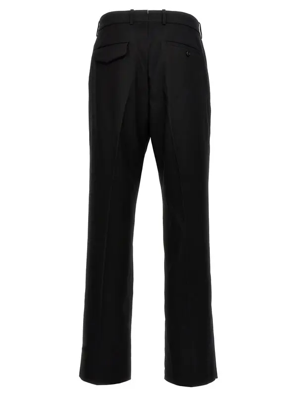 Alexander McQueen Gabardine Wool Trousers