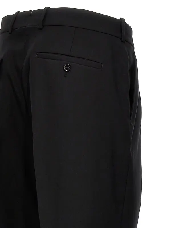 Alexander McQueen Gabardine Wool Trousers
