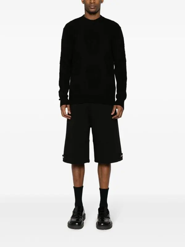 Alexander McQueen Skull Knitted Jumper - Black