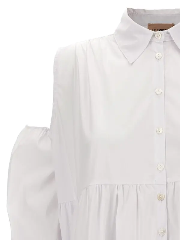 Le Twins Fara' Dress - White - 53% Off | Editorialist