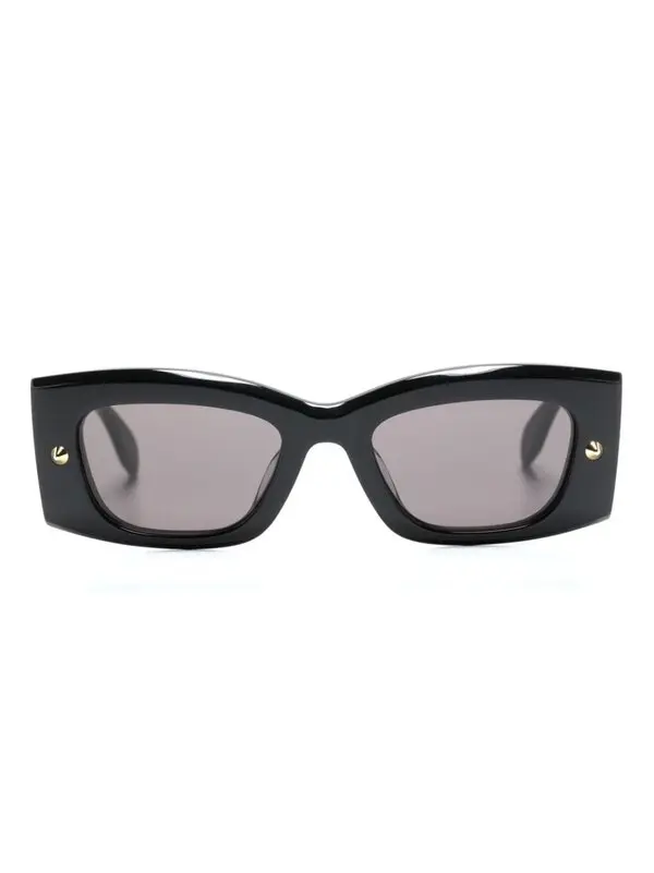 Alexander McQueen Spike Studded Sunglasses - Black