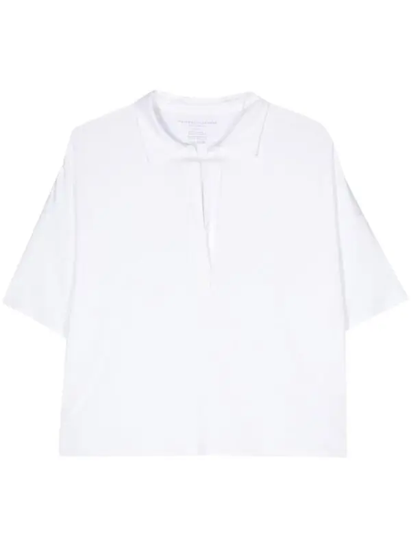 Majestic International Viscose Oversized Polo Shirt