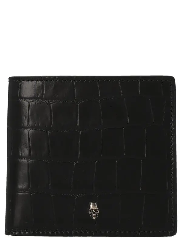Alexander Mcqueen Mini Skull' Wallet In Black - 2% Off | Editorialist