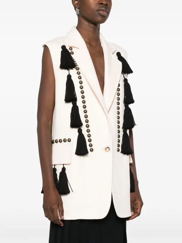 Max Mara Studded Wool Vest