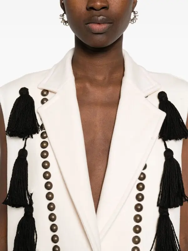 Max Mara Studded Wool Vest