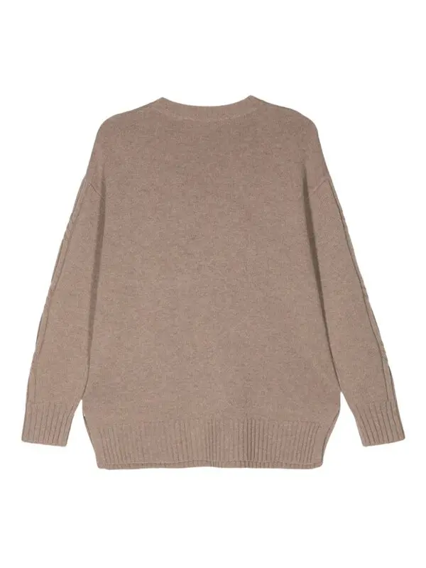 Max Mara Cashmere Crewneck Jumper - Beige