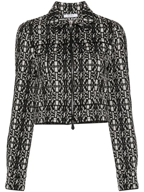 Max Mara Printed Cropped Jacket