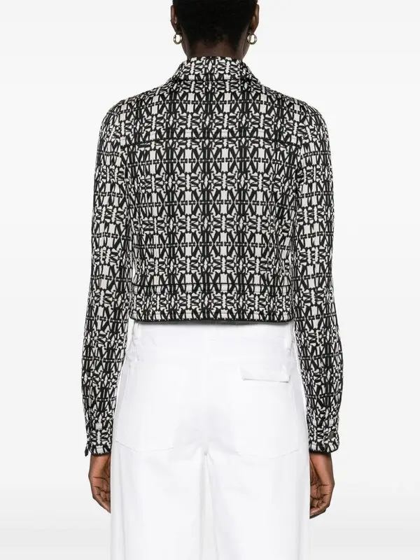 Max Mara Printed Cropped Jacket