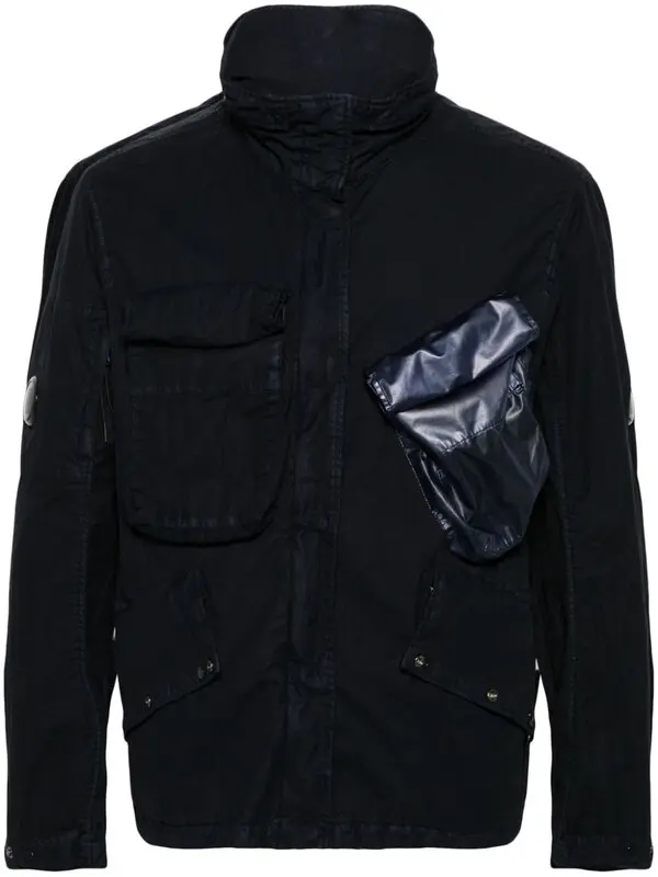 C.P. COMPANY High Neck Jacket - Blue