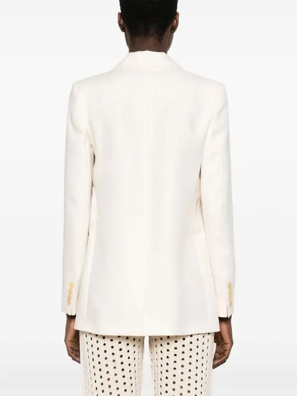 Max Mara Linen Single Breasted Blazer Jacket