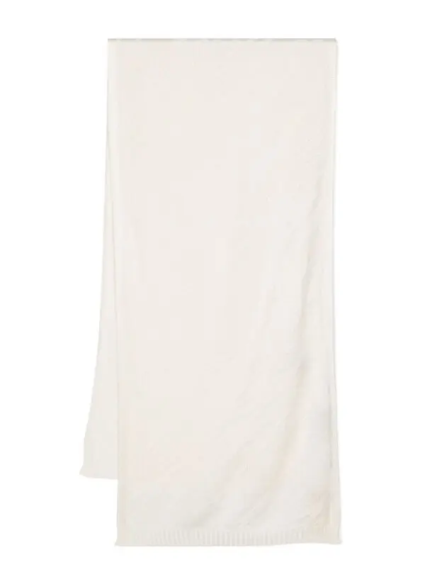 Missoni Viscose And Wool Blend Scarf - White