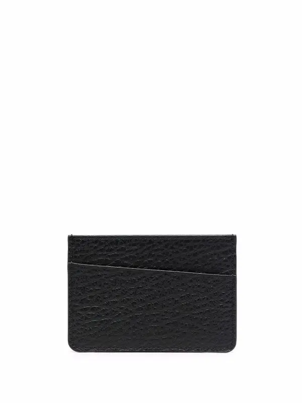MAISON MARGIELA Leather Credit Holder - Black