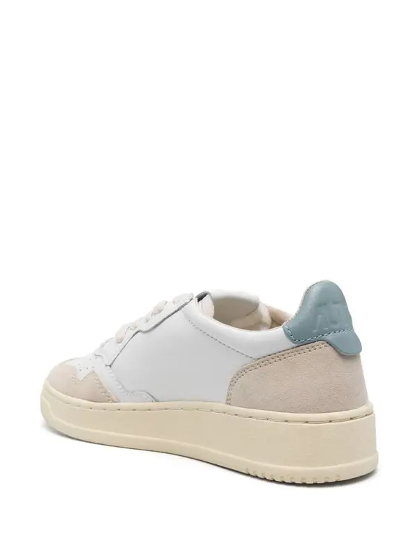 AUTRY Medialist Low Leather Sneakers - Clear Blue