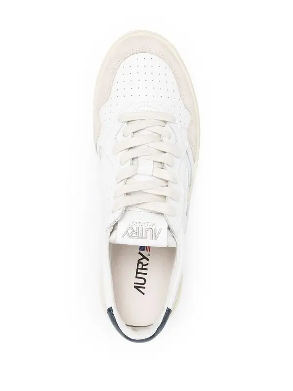 AUTRY Medalist Low Leather Sneakers - Blue