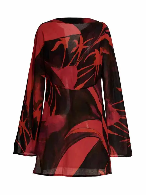 LOUISA BALLOU Printed Short Kaftan