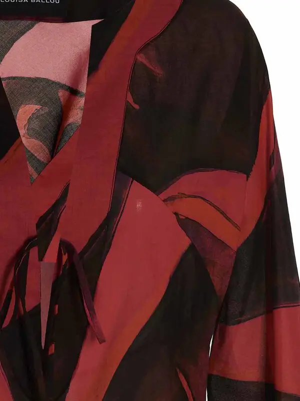 LOUISA BALLOU Printed Short Kaftan