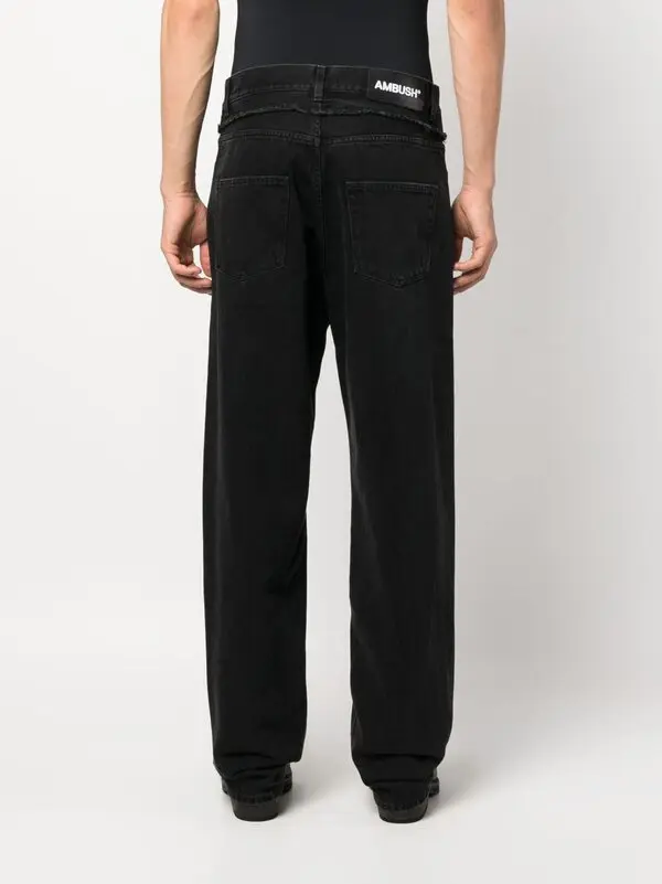 AMBUSH High-waisted Jeans - Black