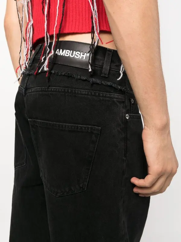 AMBUSH High-waisted Jeans - Black