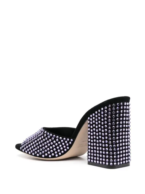 Paris Texas Anja Crystal Embellished Mules