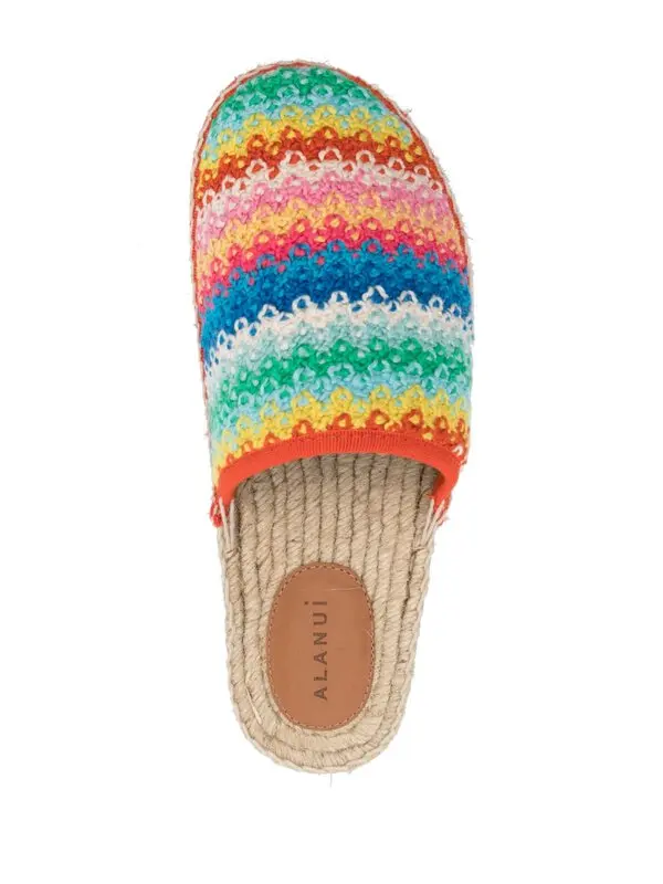 Alanui Striped Espadrilles - Multicolour