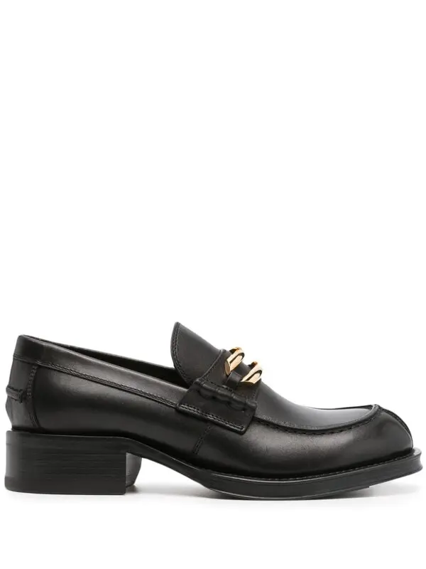 LANVIN Medley Leather Loafers