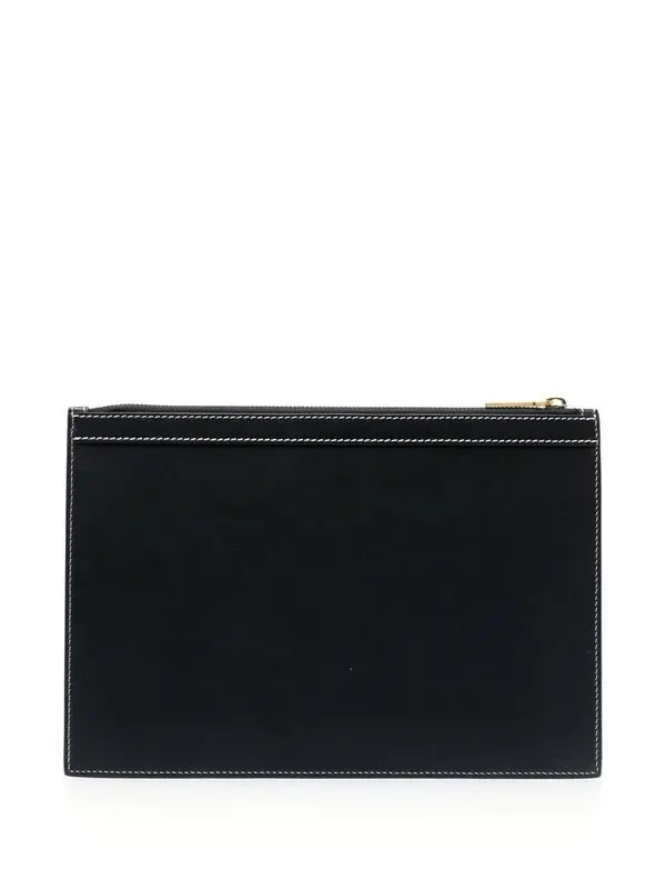 Thom Browne Leather Document Case - Blue