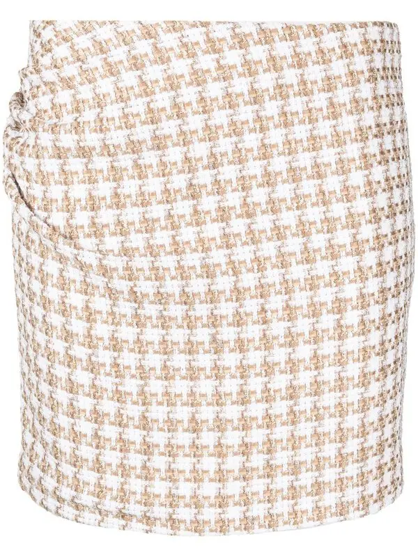 IRO PARIS Garna Tweed Mini Skirt - Beige