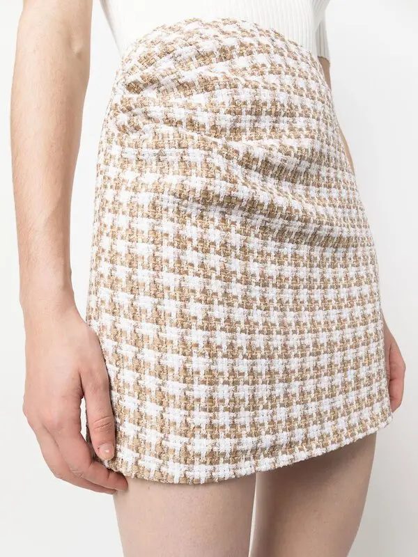 IRO PARIS Garna Tweed Mini Skirt - Beige
