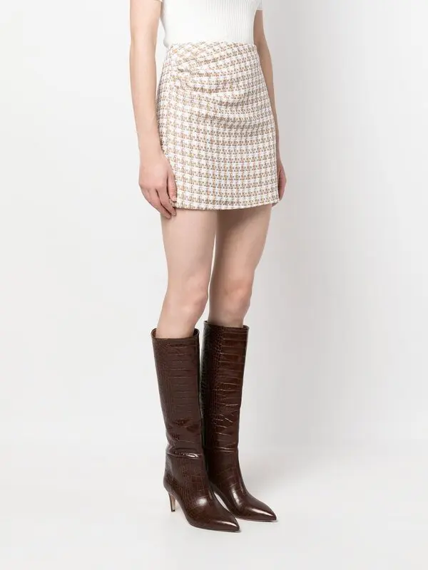 IRO PARIS Garna Tweed Mini Skirt - Beige