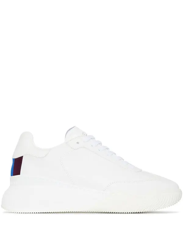 Stella McCartney Loop Faux Leather Sneakers - White