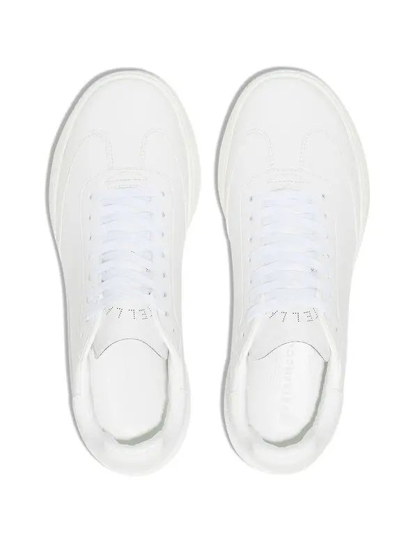 Stella McCartney Loop Faux Leather Sneakers - White