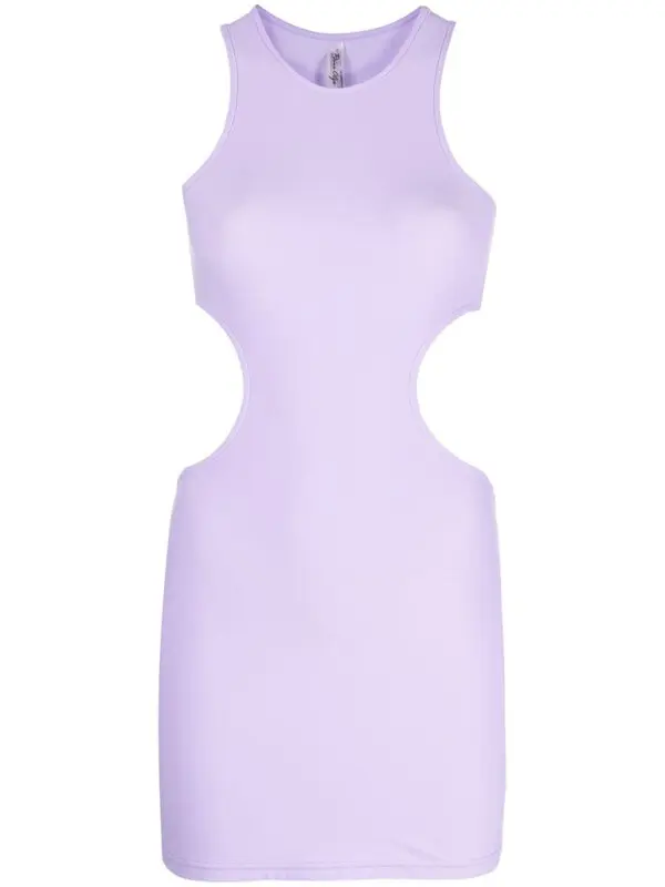 REINA OLGA Cut-out Mini Dress - Lilac