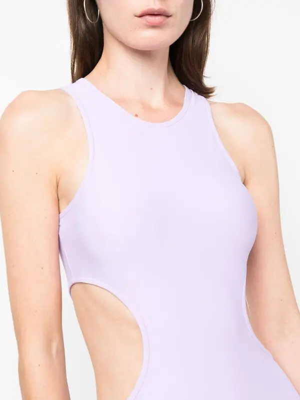 REINA OLGA Cut-out Mini Dress - Lilac