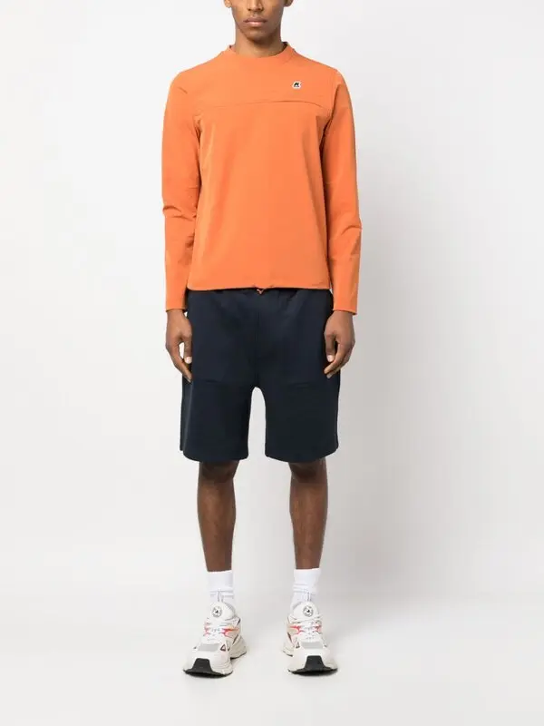 K-WAY Logo Crewneck Sweatshirt - Orange