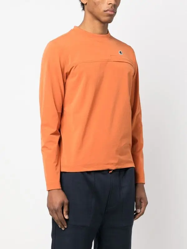 K-WAY Logo Crewneck Sweatshirt - Orange