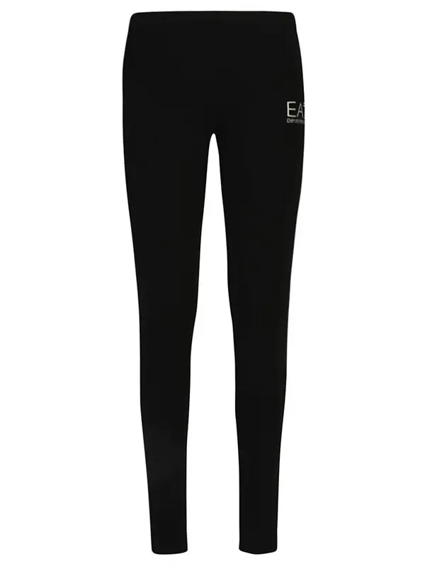EA7 Cotton Leggings - Black