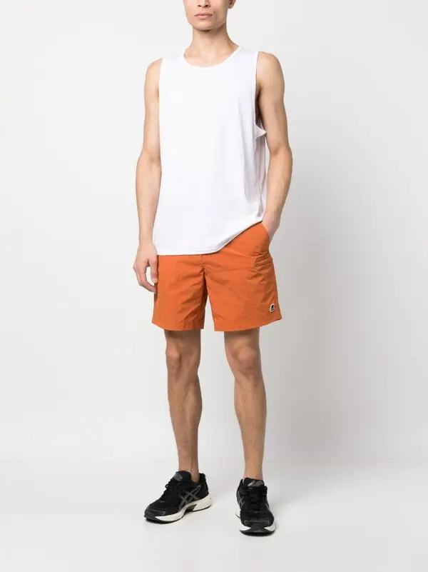 K-WAY Nylon Bermuda Shorts - Orange
