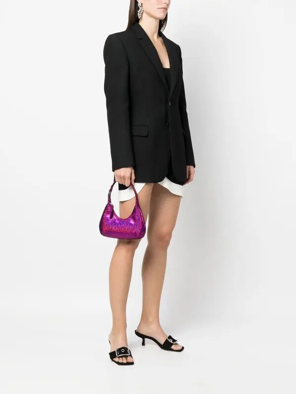 BY FAR PRE By Far Baby Amber Glitter Shoulder Bag