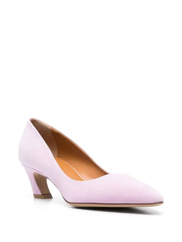 Chloé Oli Leather Pumps - Lilac