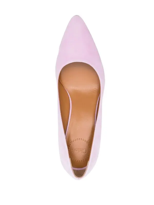 Chloé Oli Leather Pumps - Lilac