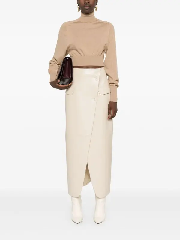 Sportmax Wool Turtleneck Sweater - Camel